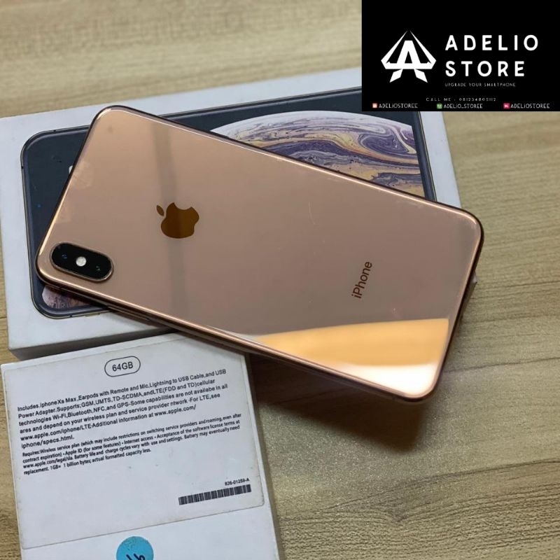 Jual iPhone Xs Max 256GB 64GB Exinter Alloperator Second | Shopee Indonesia
