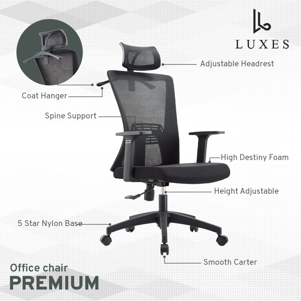 Jual Luxes Kursi Kantor Kursi Kerja Kursi Direktur Office Chair ...