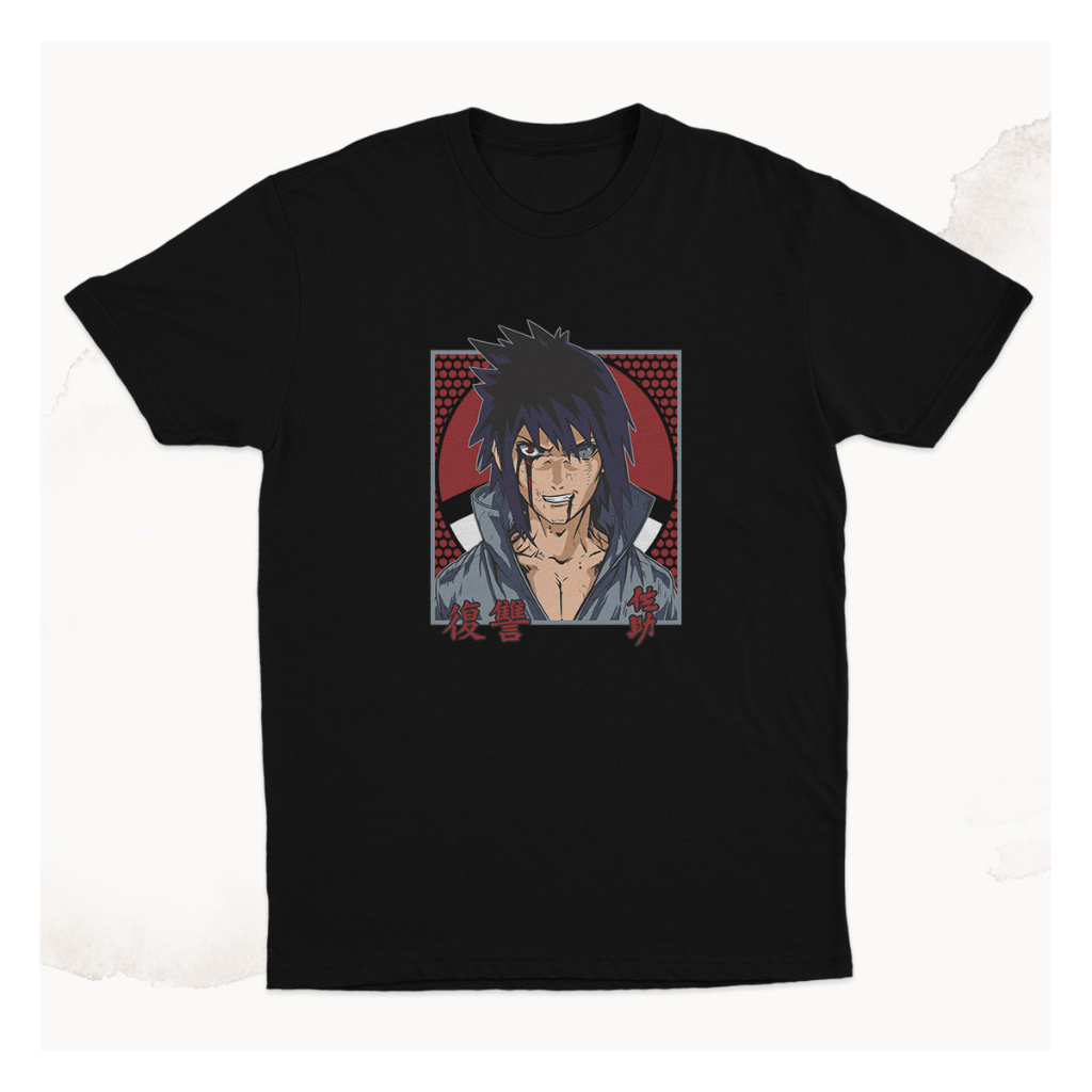 Jual Kaos Amaterasu Rinnegan Eyes Sasuke Uchiha Anime Naruto K0389 ...