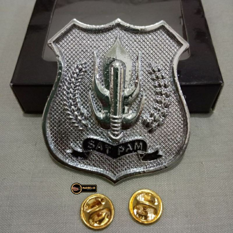 Jual LENCANA KEWENANGAN SATPAM SECURITY PIN SATPAM | Shopee Indonesia