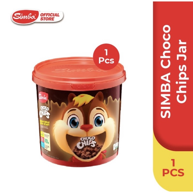 Jual 220gr Simba choco chips sereal cokelat kemasan kaleng Exp. Januari ...