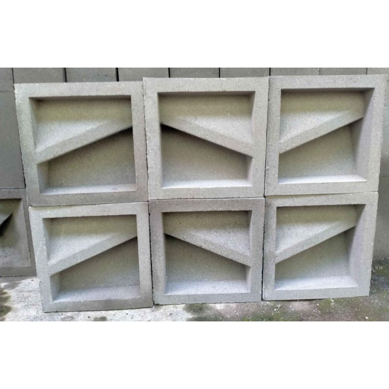 Jual loster miring polos 20*20*10 cor beton dua sisi | Shopee Indonesia