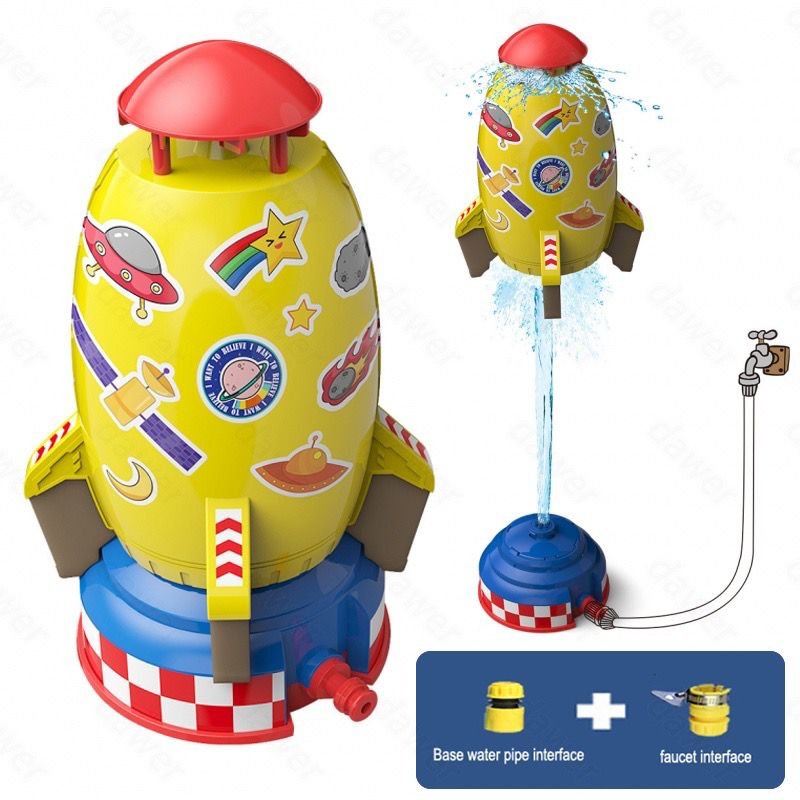 Jual Mainan Roket Air Water Rocket Jet Sprinkler Roket Berputar ...