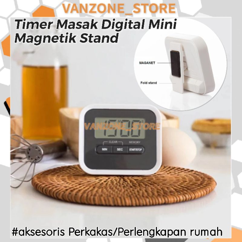 Jual Jam Timer Mini Digital Dapur Countdown Timer Magnetic Shopee