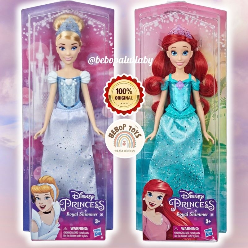 Jual MAINAN BONEKA PRINCESS CINDERELLA ARIEL ORIGINAL HASBRO BARBIE ...