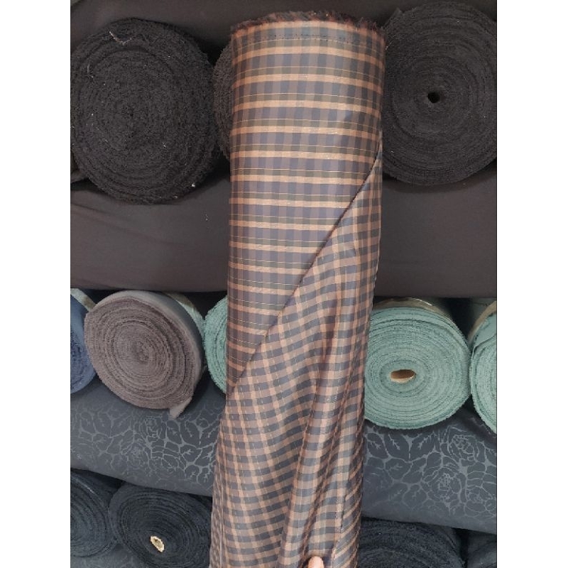 Jual KAIN BAHAN PARASUT MOTIF KOTAK KOREA/ | Shopee Indonesia