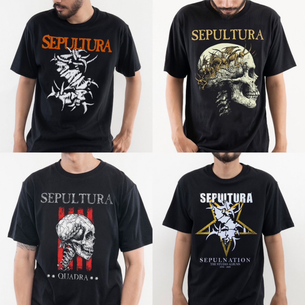 Jual KAOS MUSIC - KAOS BAND - KAOS METAL - KAOS SEPULTURA | Shopee ...