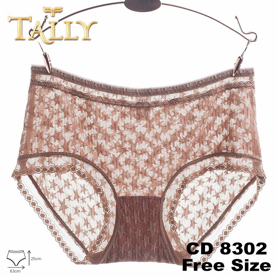 Jual CD Celana Dalam Wanita Renda Brokat transparan tally 8302 | Shopee Indonesia