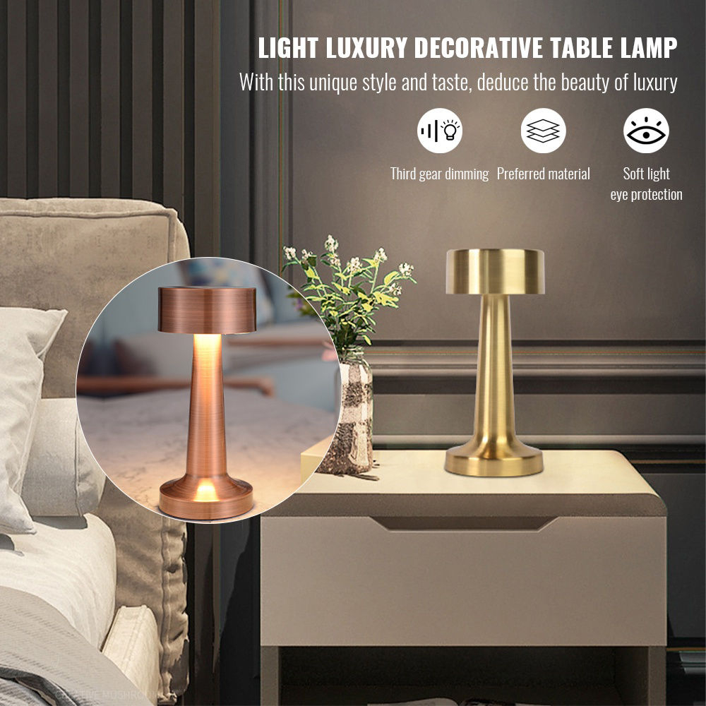 Jual 2000mAH Lampu Meja Portable LED / Lampu Sensor Sentuh / Lampu LED ...