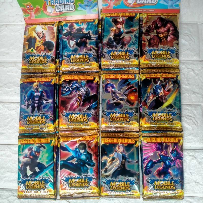 Jual 12 SACHET KARTU FOIL TRADING CARD ML MOBILE LEGENDS / TRADING CARD ...