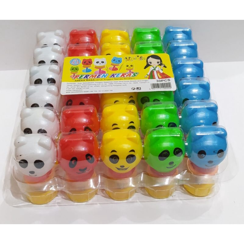 Jual Permen Cemilan Snack Beruang Panda Mainan Anak Murah Rasa Buah ...