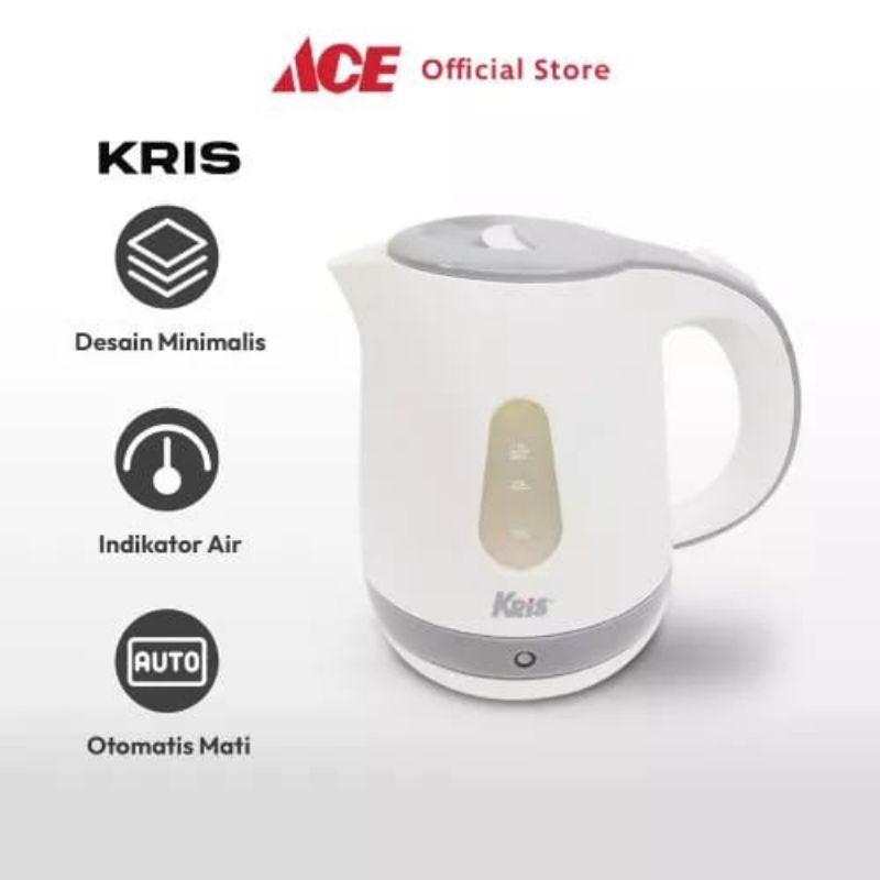 Jual Kris Teko Listrik 1L Ceret Food Grade 800w Ketel Pemanas Air ...