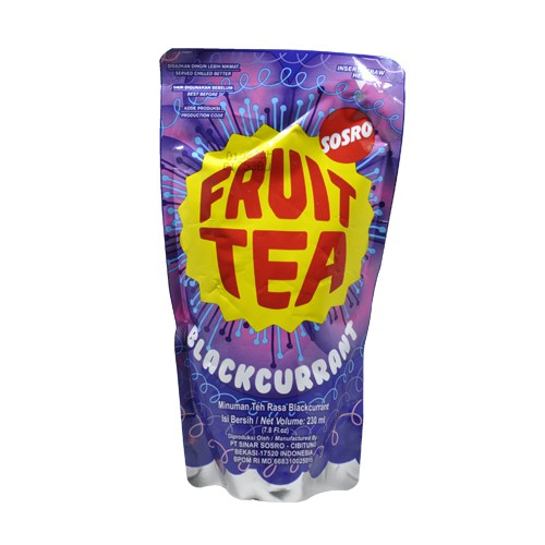 Jual FRUIT TEA BLACKCURRANT POUCH 200ML | Shopee Indonesia