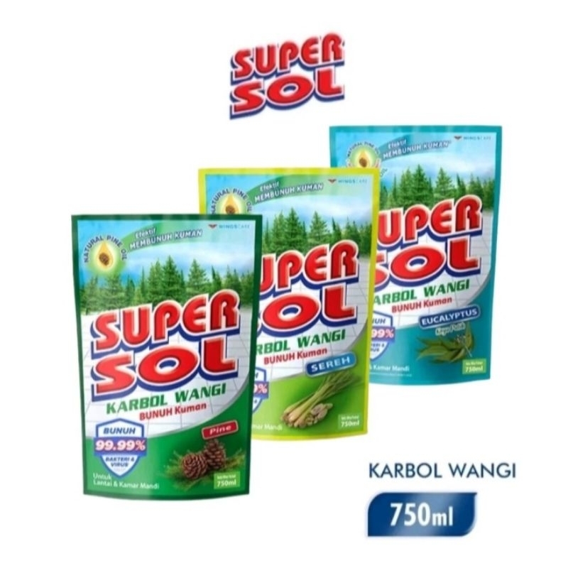 Jual SUPER SOL KARBOL WANGI 750 ML | Shopee Indonesia