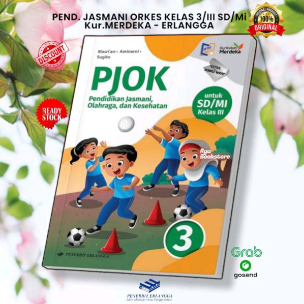 Jual Original PJOK Kelas 3/III SD/Mi Kur.Merdeka - Erlangga | Shopee ...
