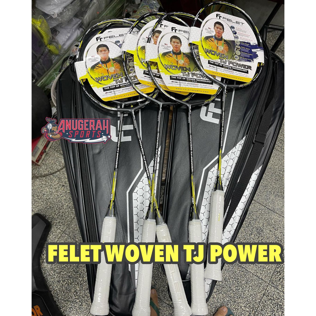 Jual Raket Badminton FELET WOVEN TJ POWER GOH V SHEM ORIGINAL + Senar ...