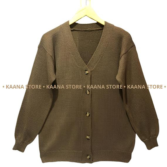 Jual CARDIGAN Rajut Kancing Oversize Soft Premium XXL/ Cardigan Knit Oversized Outer Rajut ...