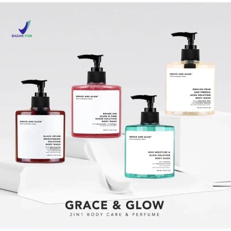 Jual Grace and Glow Body Wash 400 ml | Shopee Indonesia