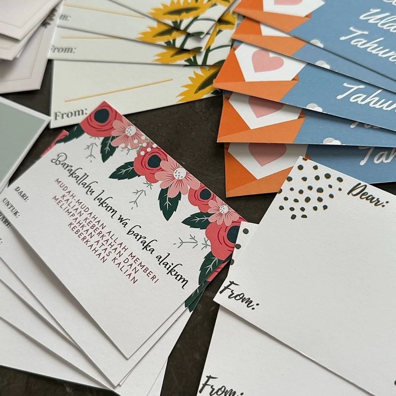 Jual Tambahan Kartu Ucapan / Greeting Card Variasi Random Bisa Request ...