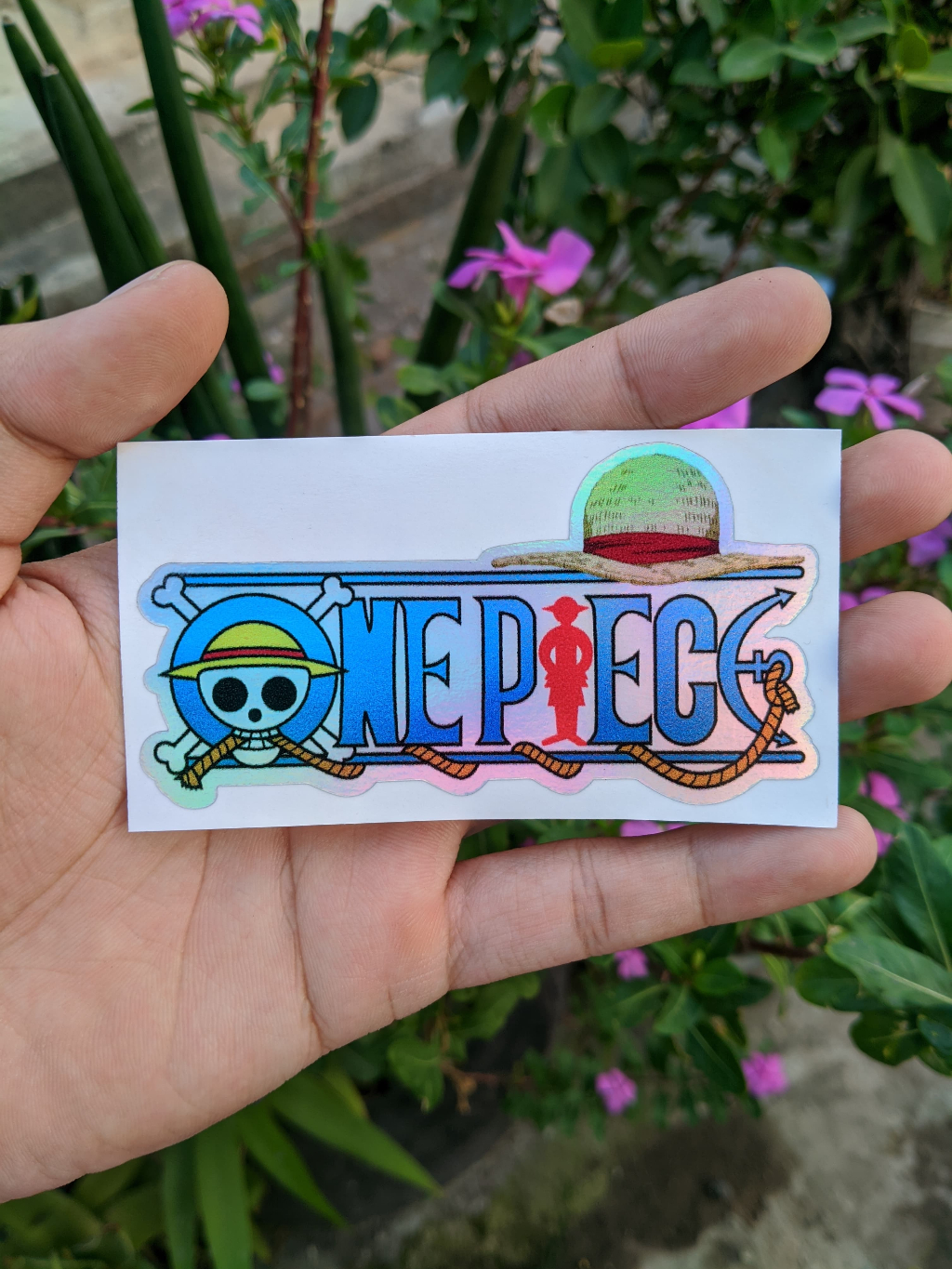Jual Sticker Hologram Logo One piece ukuran 9,5 cm | Shopee Indonesia