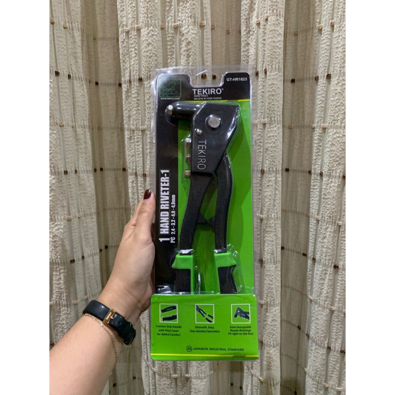 Jual TEKIRO TANG RIVET HITAM Hand Riveter Tekiro Hand rivet Tang ripet ...
