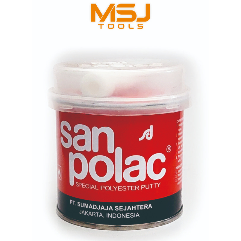 Jual SANPOLAC Special Polyester Putty Dempul Plastik Dan Besi 250G ...