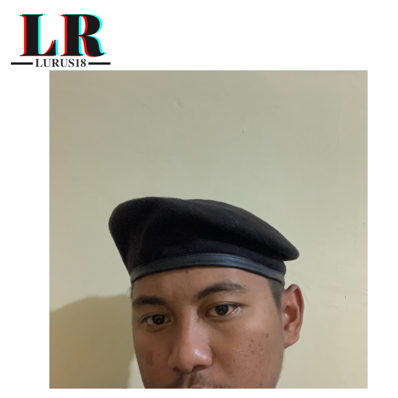 Jual TOPI BARET BONI Pramuka Putra dan Putri Beludru Laken warna Coklat ...
