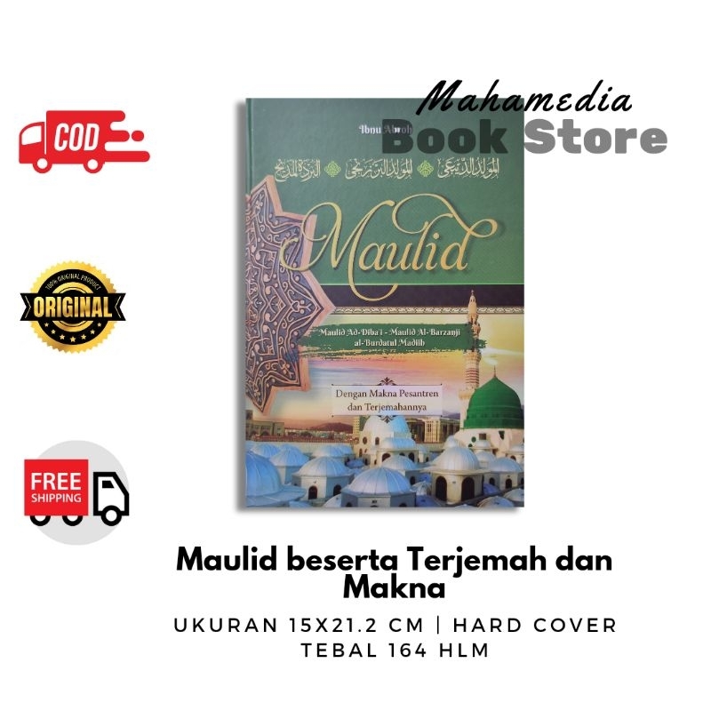 Jual Maulid ad Dibai al Barzanji Burdah Hard Cover Original Lengkap ...