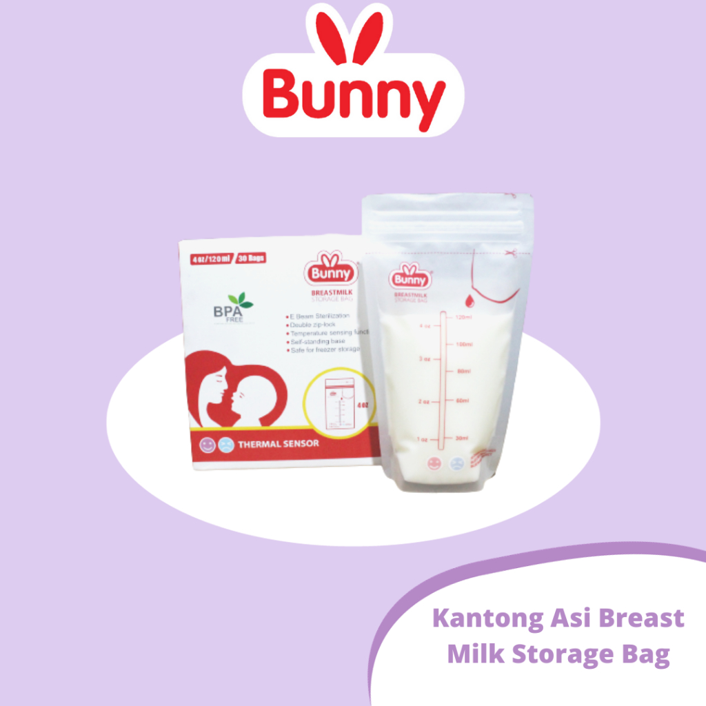 Jual Bunny Breast Milk Storage Bag Kantong Asi 4Oz/120 ml | Shopee Indonesia