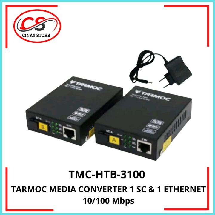 Jual Tarmoc TMC-HTB-3100 | Media Converter 1FO 1LAN 10/100 | HTB 3100 ...