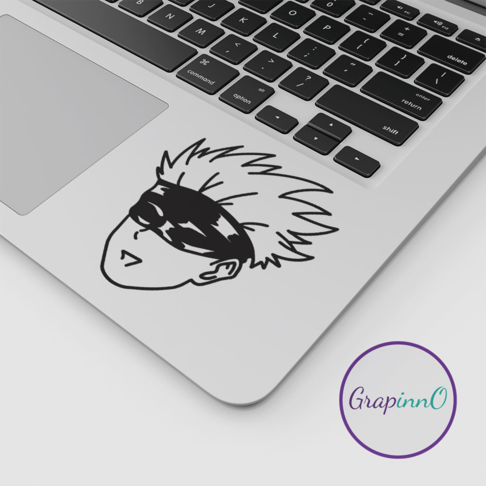 Jual Gojo Stiker Jujutsu Kaisen Stiker Decal Rest Palm Laptop Mac ...