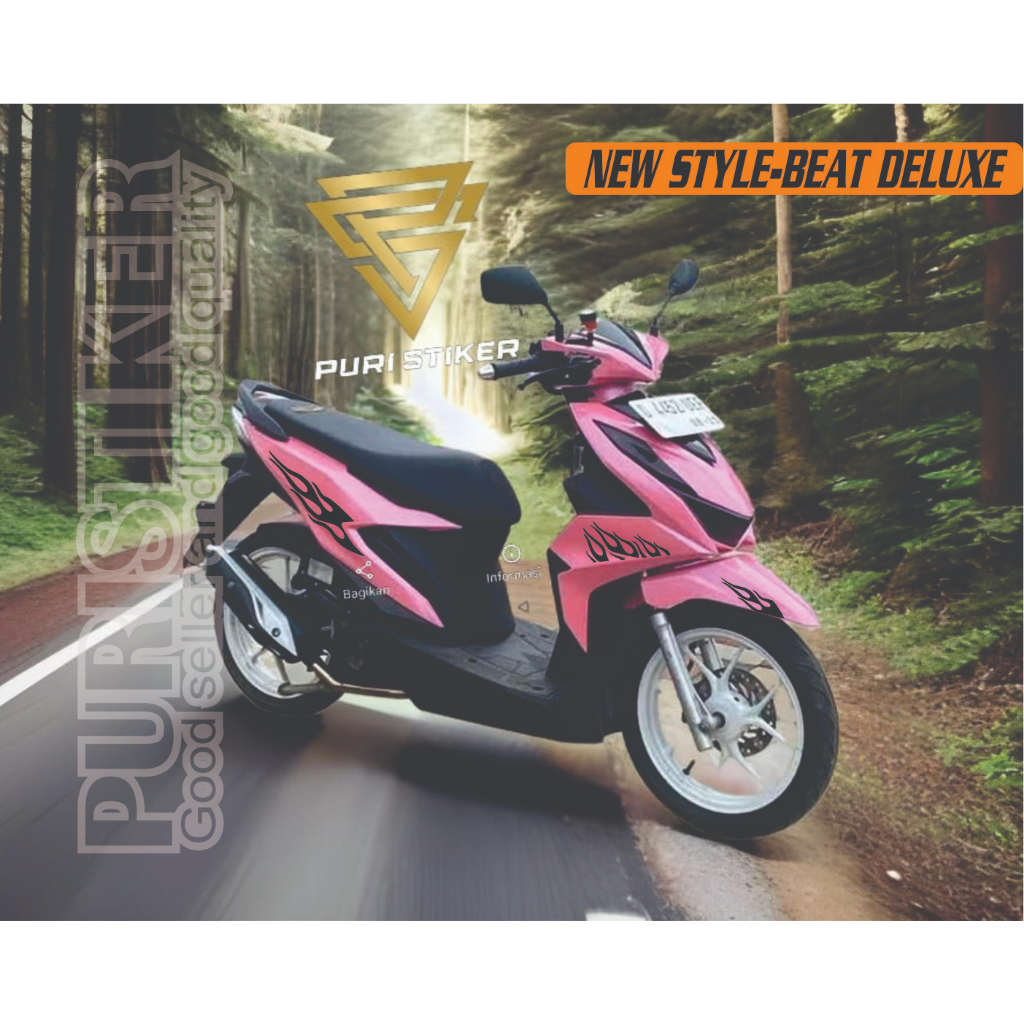 Jual bt01 stiker beat deluxe cutting sticker beat deluxe 2020-2023 ...