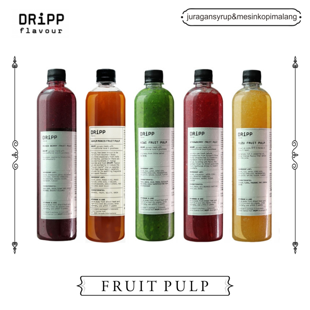 Jual Dripp Fruit Pulp (All Var.) 760ml | Jual DRiPP di Malang | Shopee ...