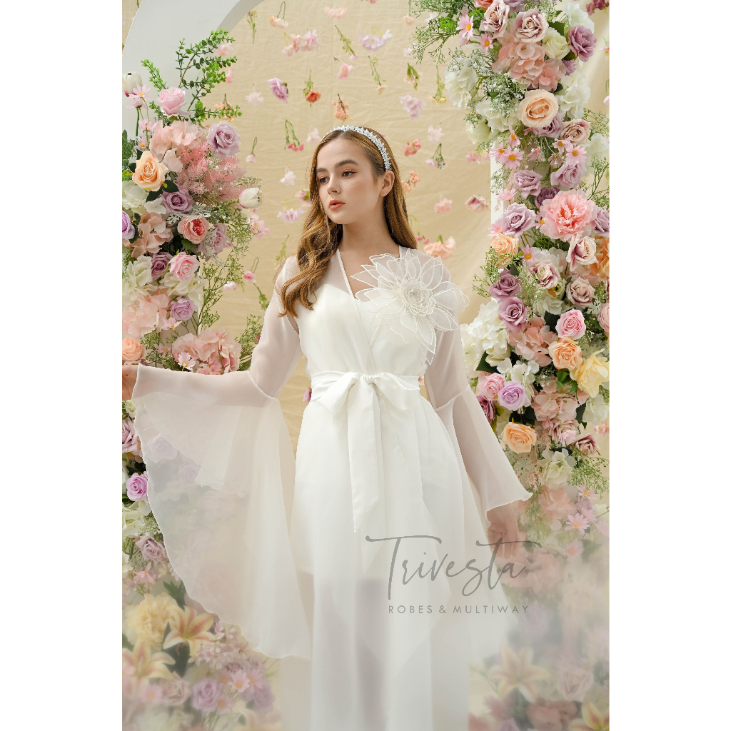 Jual Trivesta Robes - Belrissa Robe - Enchanted Collection - 3d Flower ...