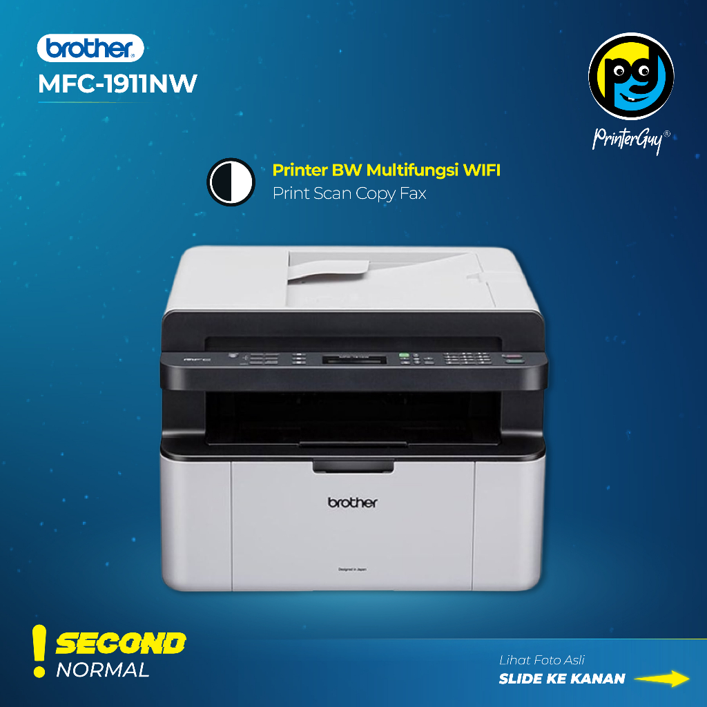 Jual Mesin Fotocopy Mini BROTHER MFC-1911NW - Printer Mono Siap pakai ...