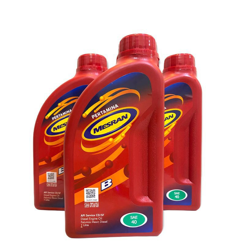 Jual Oli Mesran B 40 1 Liter Oli Pertamina Mesran Super 40 1 Lt Oli ...