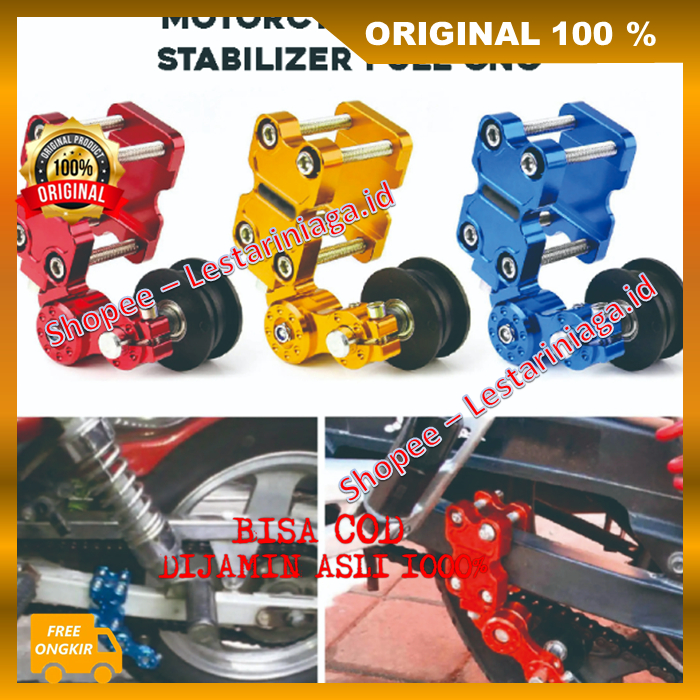 Jual Motorcycle Chain Stabilizer Full CNC Penahan Rantai Agarr Tidak ...