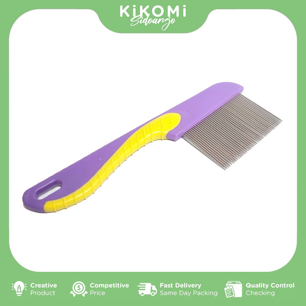 Jual Sisir Serit Kutu Rambut Logam Gagang Panjang - KM | Shopee Indonesia