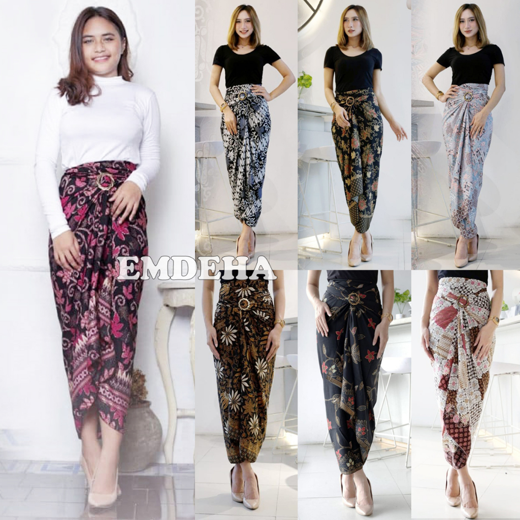 Jual Rok Lilit Batik / Rok Bawahan Kebaya Modern / Pakaian Wisuda ...