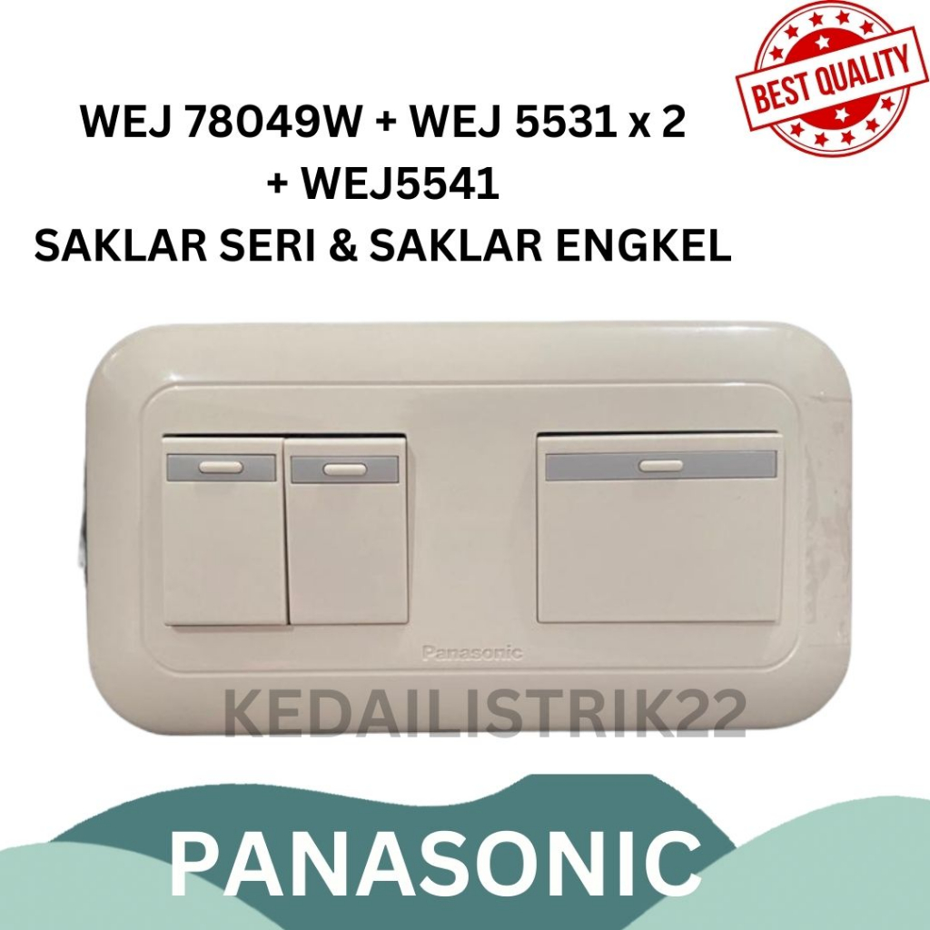 Jual SAKLAR SERI & SAKLAR ENGKEL LEBAR PANASONIC | Shopee Indonesia