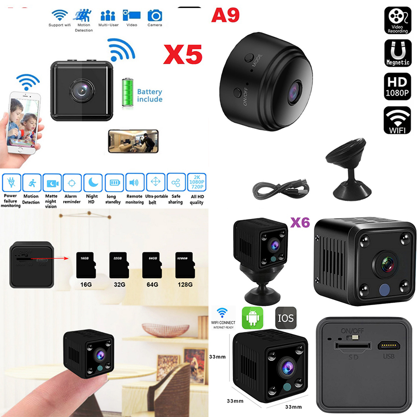 Jual Mini Kamera DV Micro 1080P X5 X6 A9 Mini IP Camera Wifi Sports HD ...
