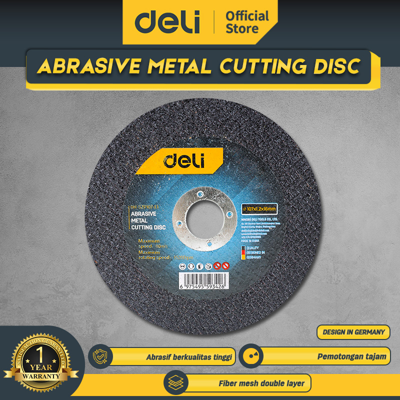 Jual Deli Abrasive Metal Cutting Disc / Mata Gerinda EDH-SZP1XX-E1 | Shopee Indonesia