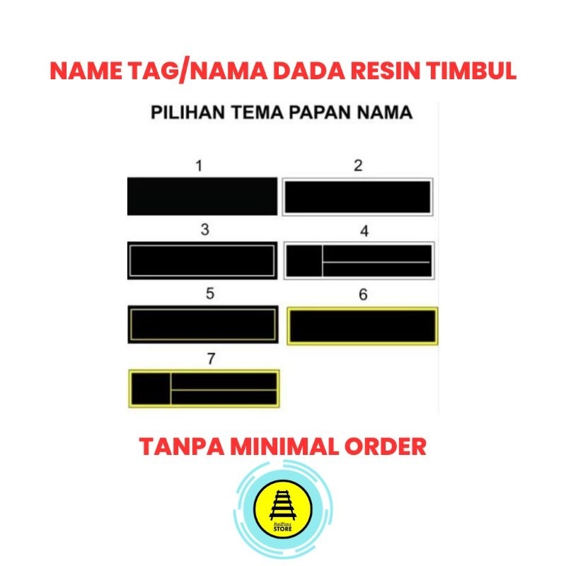 Jual Name Tag/Nama Dada Resin Timbul | Shopee Indonesia