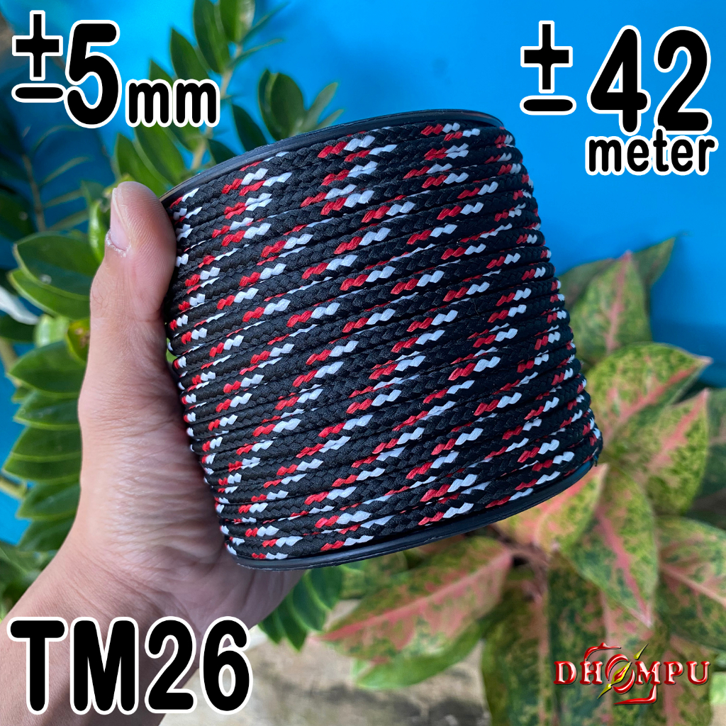 Jual Tali Prusik 3mm 5mm 6mm GOF49 Roll Bahan Polyester Motif | Shopee ...