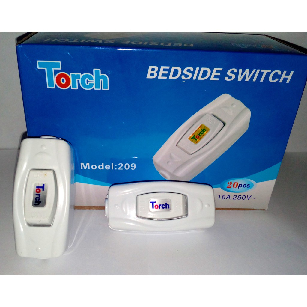 Jual Torch Jumbo Saklar Gantung On Off Body Besar Torch Bedside Switch ...