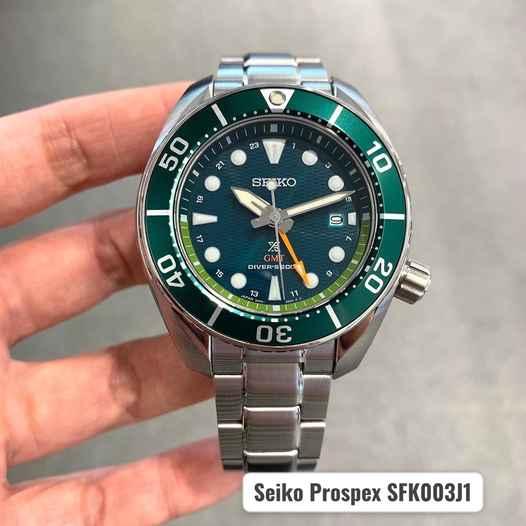Jual Jam Tangan Seiko Prospex SFK003J1 Sumo Hulk GMT Solar Green Dial ...