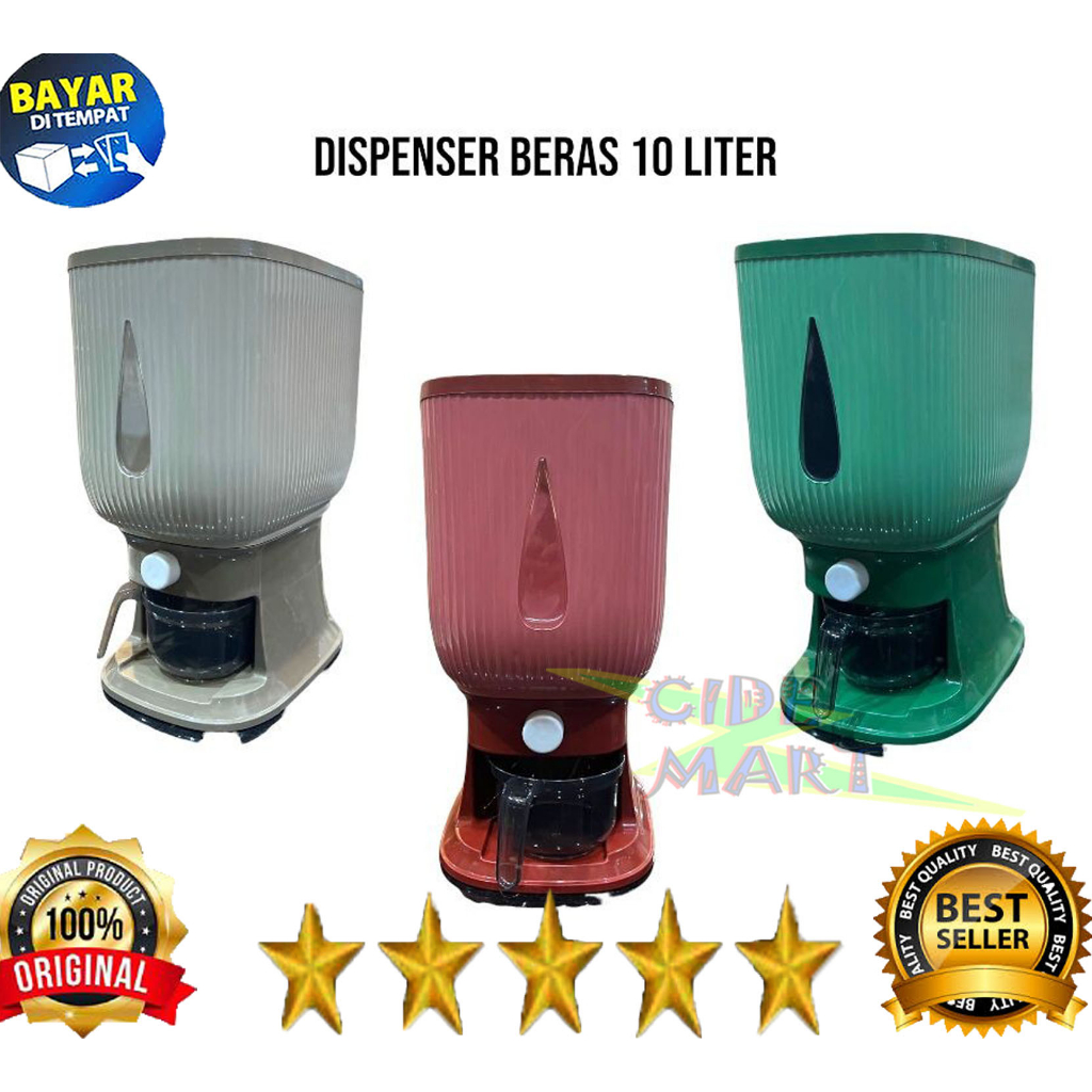Jual MC Dispenser Beras New Modern Tempat Wadah Penyimpanan Beras ...