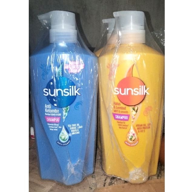 Jual Shampoo Sunsilk 650ml Soft n Smooth Kuning Anti Ketombe sampo ...