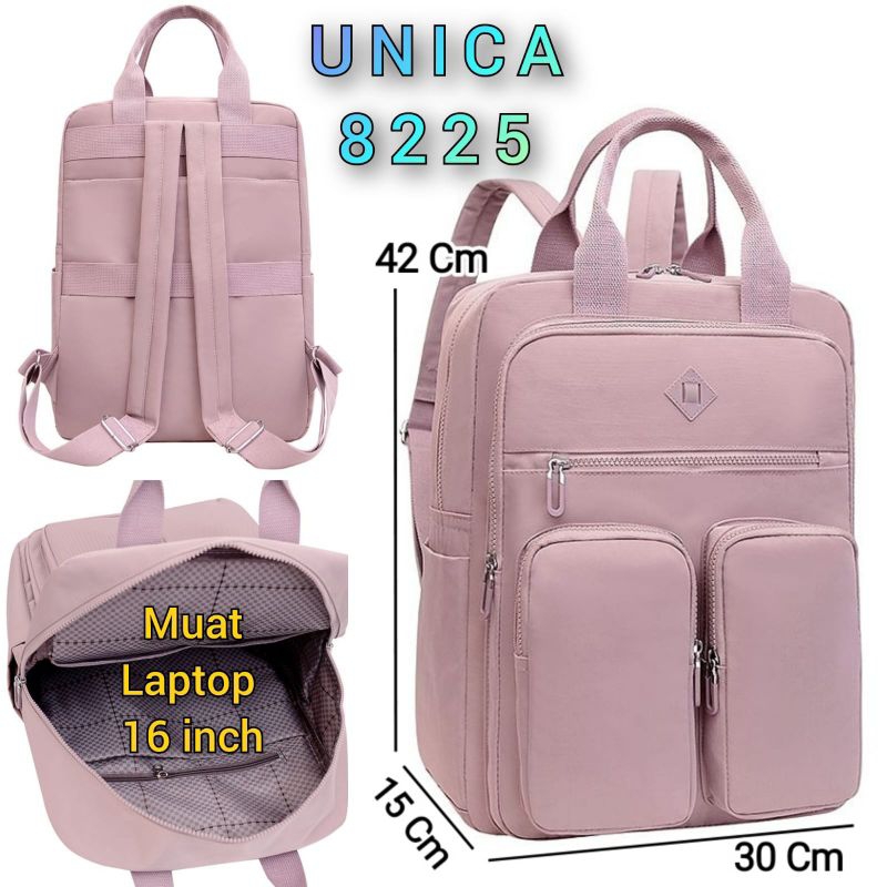 Jual UNICA 8225 Tas ransel wanita antiair(Muat Laptop 16") | Shopee ...