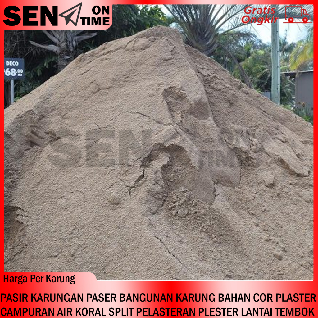 Jual PASIR KARUNGAN PASER KARUNG BAHAN BANGUNAN CAMPURAN PLASTER ...